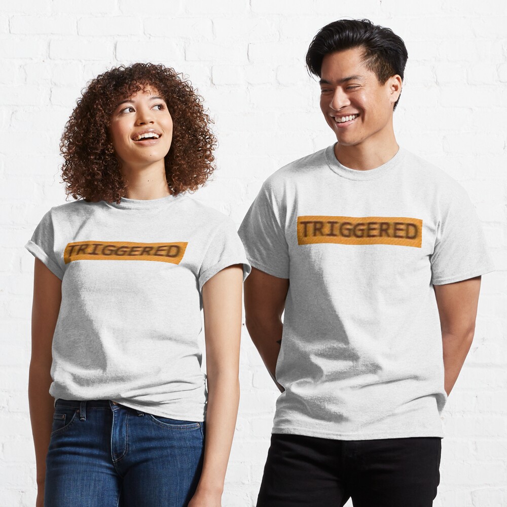 "Triggered" Sticker for Sale by MemeApparel | Redbubble