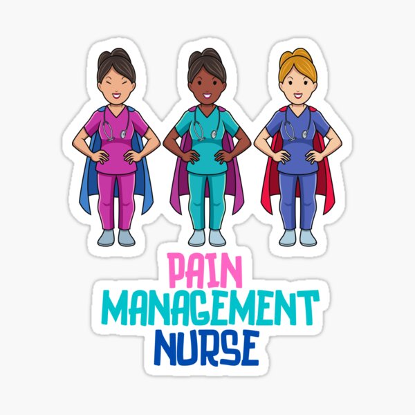 "pain management nurse HERO" Sticker for Sale by nevertheless- | Redbubble