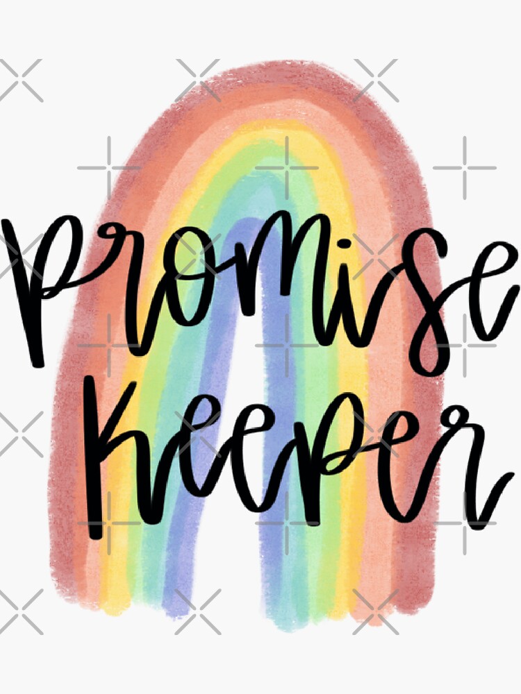 "Promise Keeper" Sticker for Sale by Kaley Hoggle | Redbubble