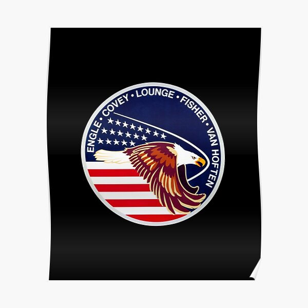 "STS-51l Patch Insignia NASA Retro Style Vintage Emblem" Poster for ...