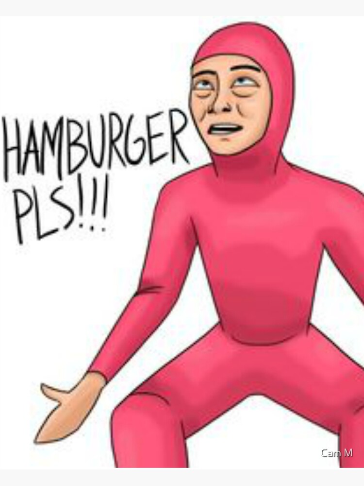 "Filthy Frank Hamburger Pls" Sticker by CMartin19 | Redbubble