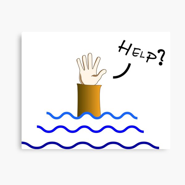 Drowning Canvas Prints | Redbubble