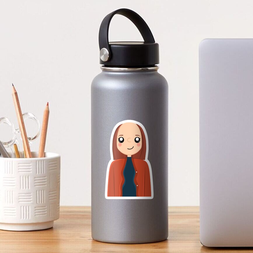 "The Office Bald Meredith" Sticker by cutermelon | Redbubble