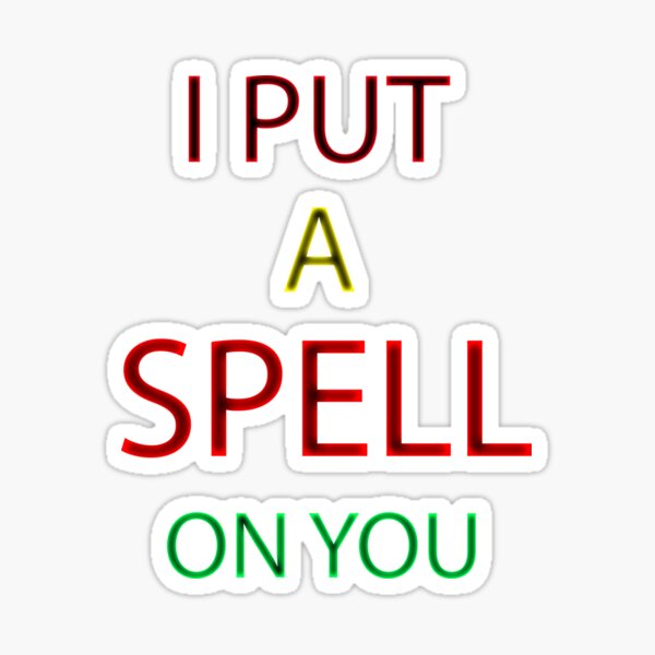 "Spell 3" Sticker for Sale by jozefbloks | Redbubble