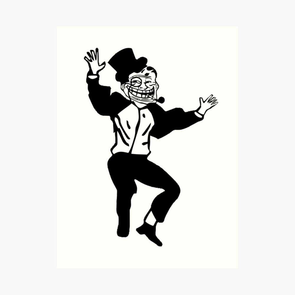 Troll Dad Meme Art Print By Nathan26 Redbubble