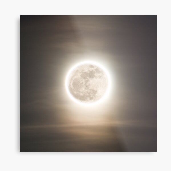 Lámina metálica « Arte de la luna, luz de la luna, arte de la luna ...