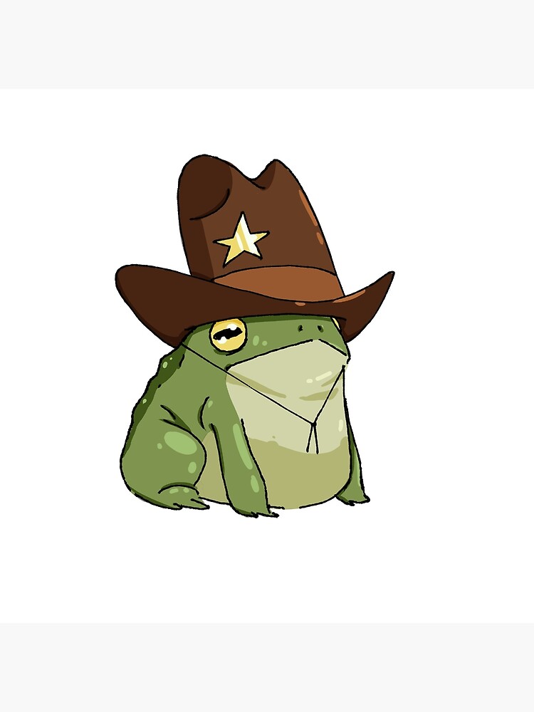 "Cowboy Frog" Poster for Sale by Elijah Tooley | Redbubble