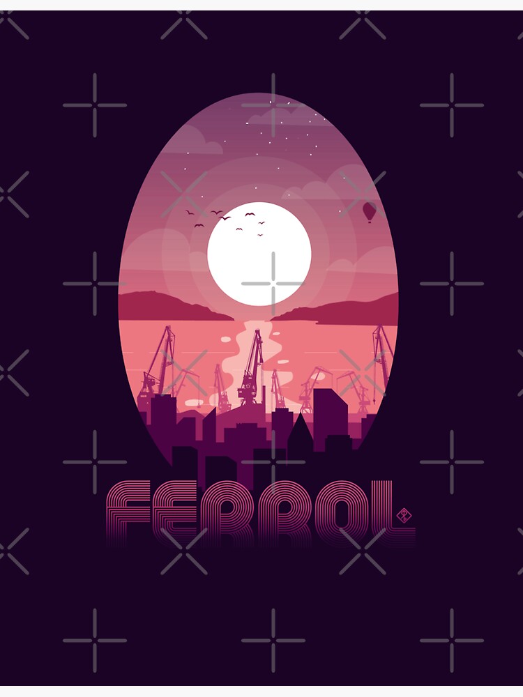 "Ferrol" Sticker for Sale by SoyuzDesigns | Redbubble
