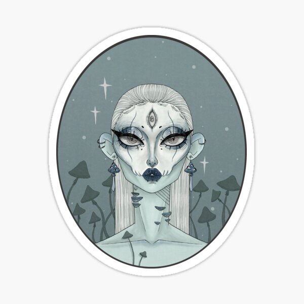"Necromancy" Sticker for Sale by teadoorante | Redbubble
