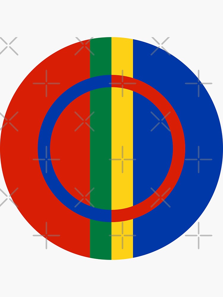 "Sami Flag (The Sámi Flag) #3" Sticker for Sale by SalahBlt | Redbubble