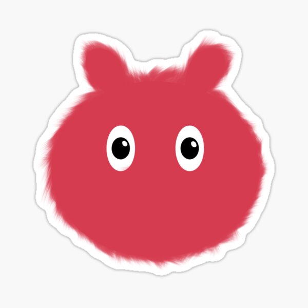 "Pink Furball" Sticker for Sale by Yagamioflight | Redbubble