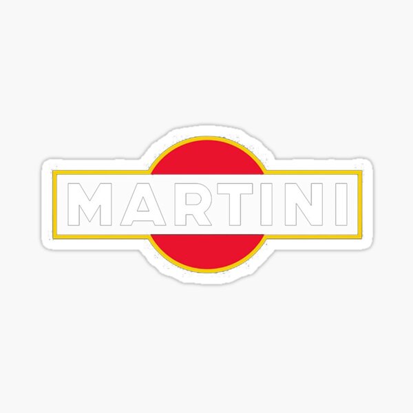 "Martini racing team" Sticker for Sale by edithwilliams | Redbubble