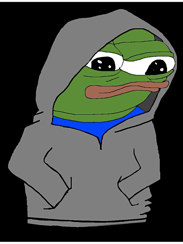 "Rare Doomer Pepe Sad Frog" Art Print for Sale by Slav-Art | Redbubble