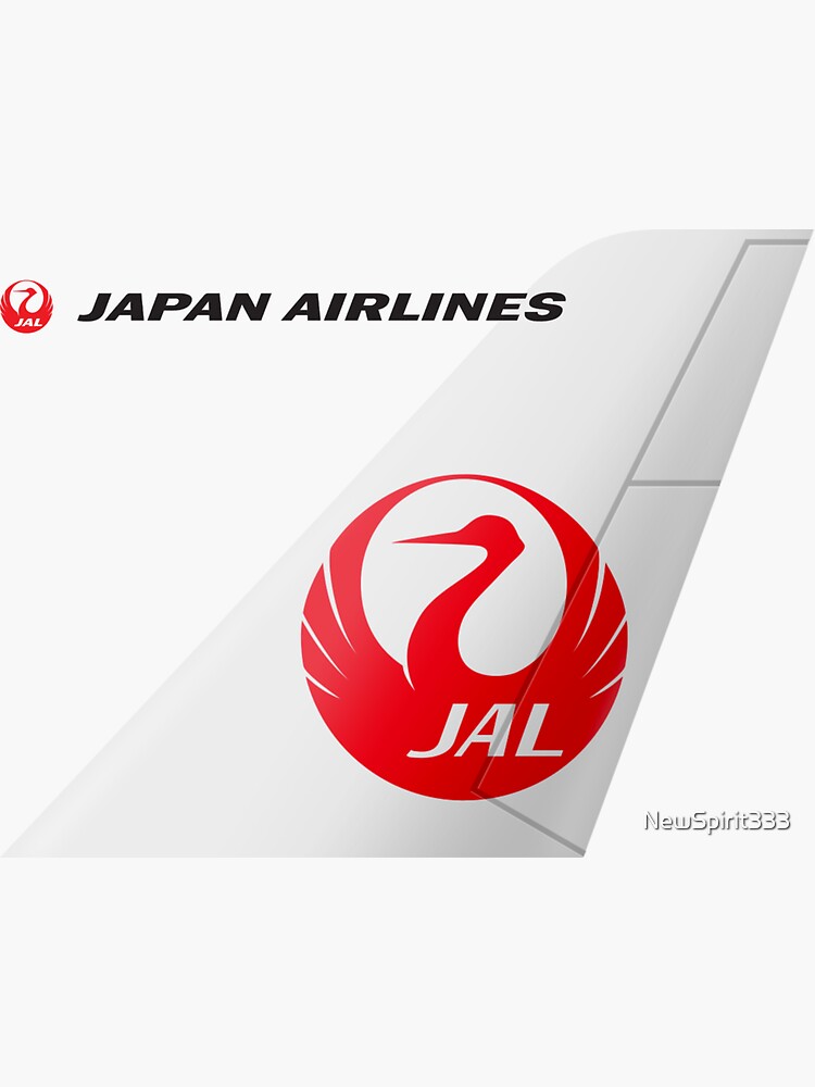 "Japan Airlines Logo" Sticker by NewSpirit333 | Redbubble