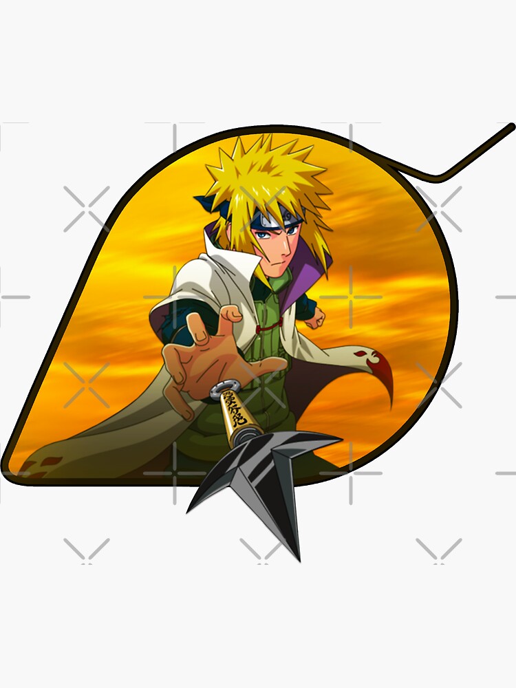 "Minato - Konoha" Sticker for Sale by cressplace | Redbubble