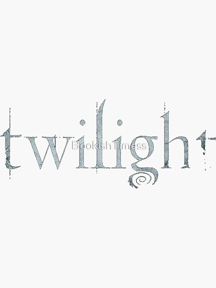 "Twilight" Sticker for Sale by BookishTimess | Redbubble