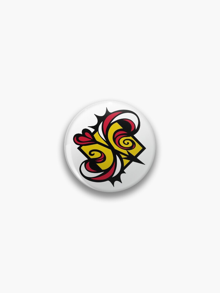 "Sk8 The Infinity | ‘S’ Symbol" Pin for Sale by averiillustrate | Redbubble
