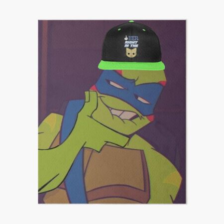 "cursed fuckboi leo rottmnt" Art Board Print for Sale by ineffable ...