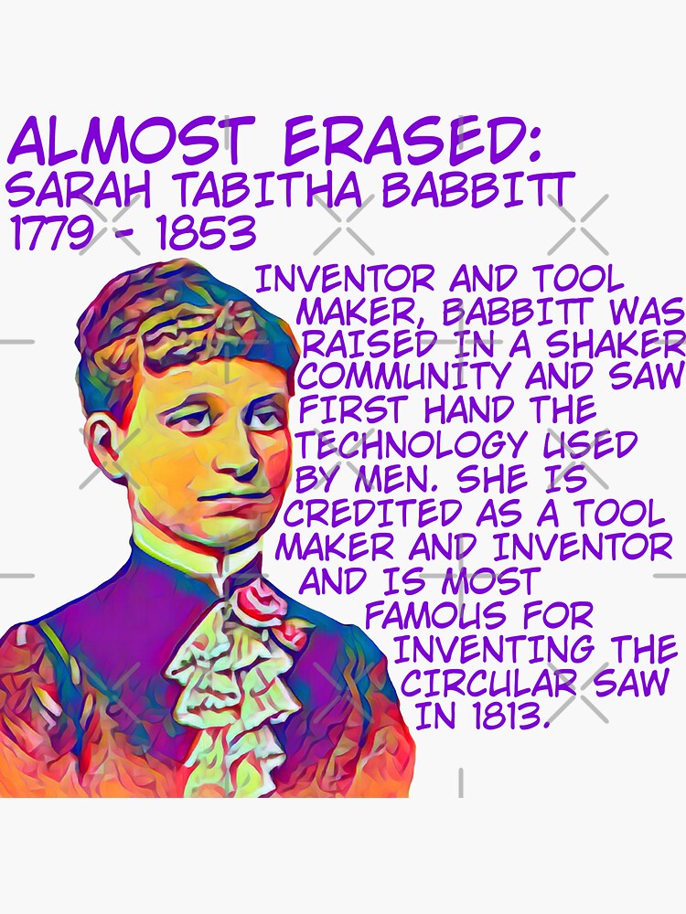"Almost Erased - Sarah Tabitha Babbitt - Inventor and Tool Maker ...