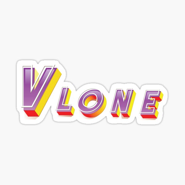 "vlone colourfull 3D" Sticker by elbacreative | Redbubble