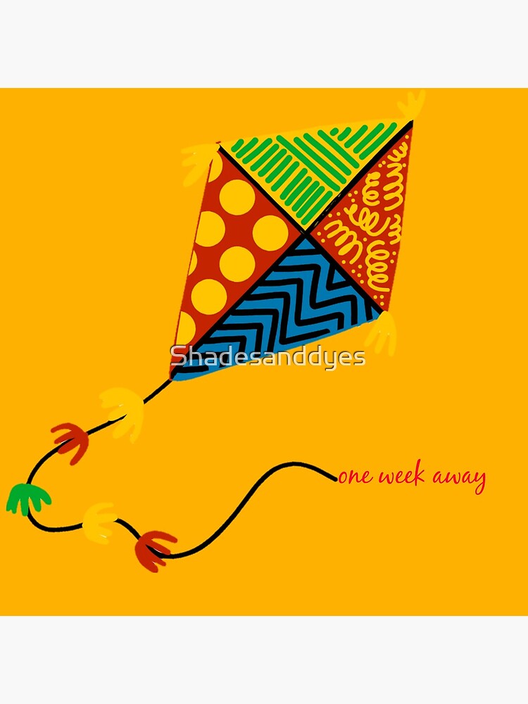 "One week away." Poster for Sale by Shadesanddyes | Redbubble