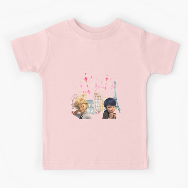 Miraculous Ladybug Adrien And Marinette Kids T-Shirts | Redbubble
