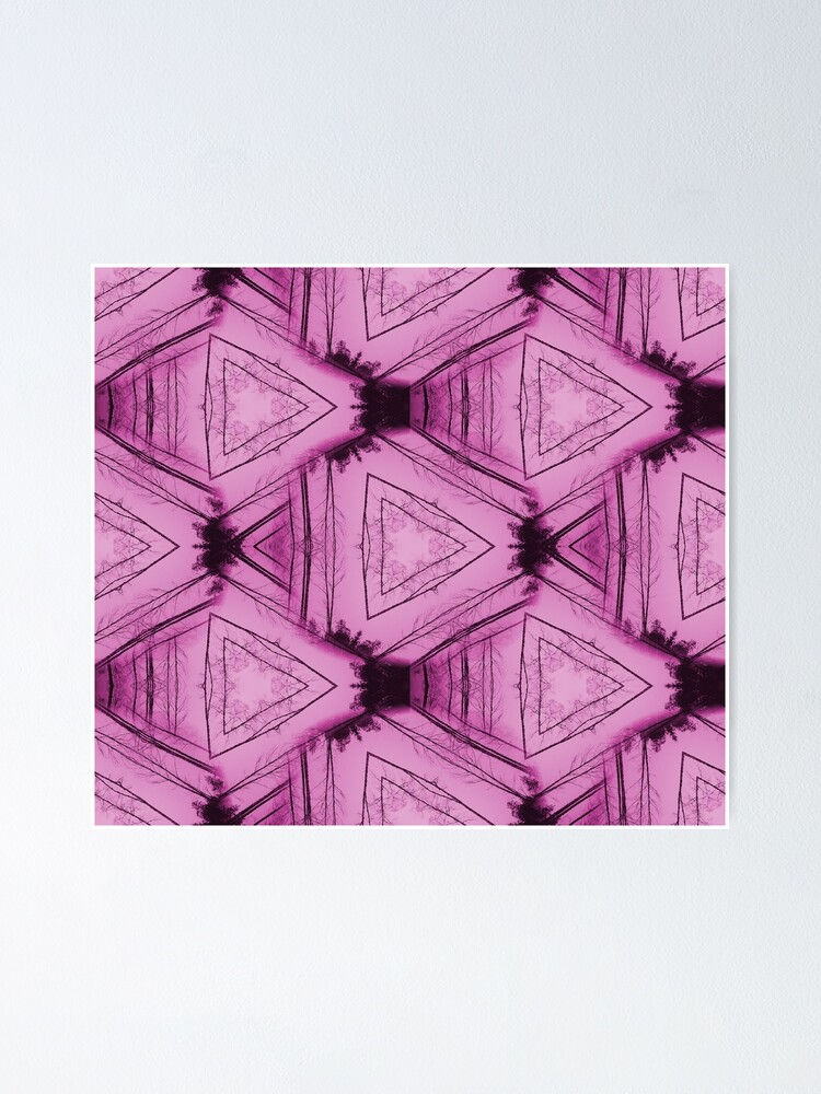 "Pink Geometric Occult Symbolism" Poster for Sale by ckylin | Redbubble