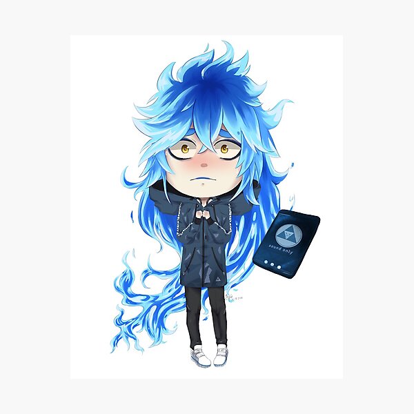 "Idia Twisted Wonderland Chibi Fanart" Photographic Print by episama-27 ...