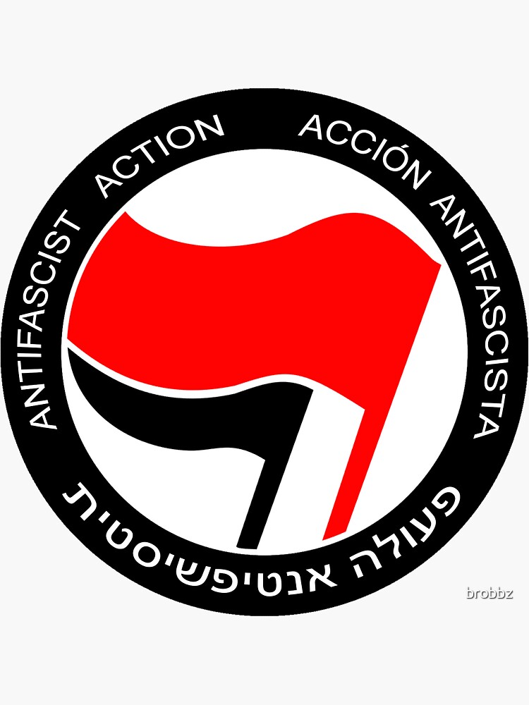 "Antifa Logo" Sticker for Sale by brobbz | Redbubble