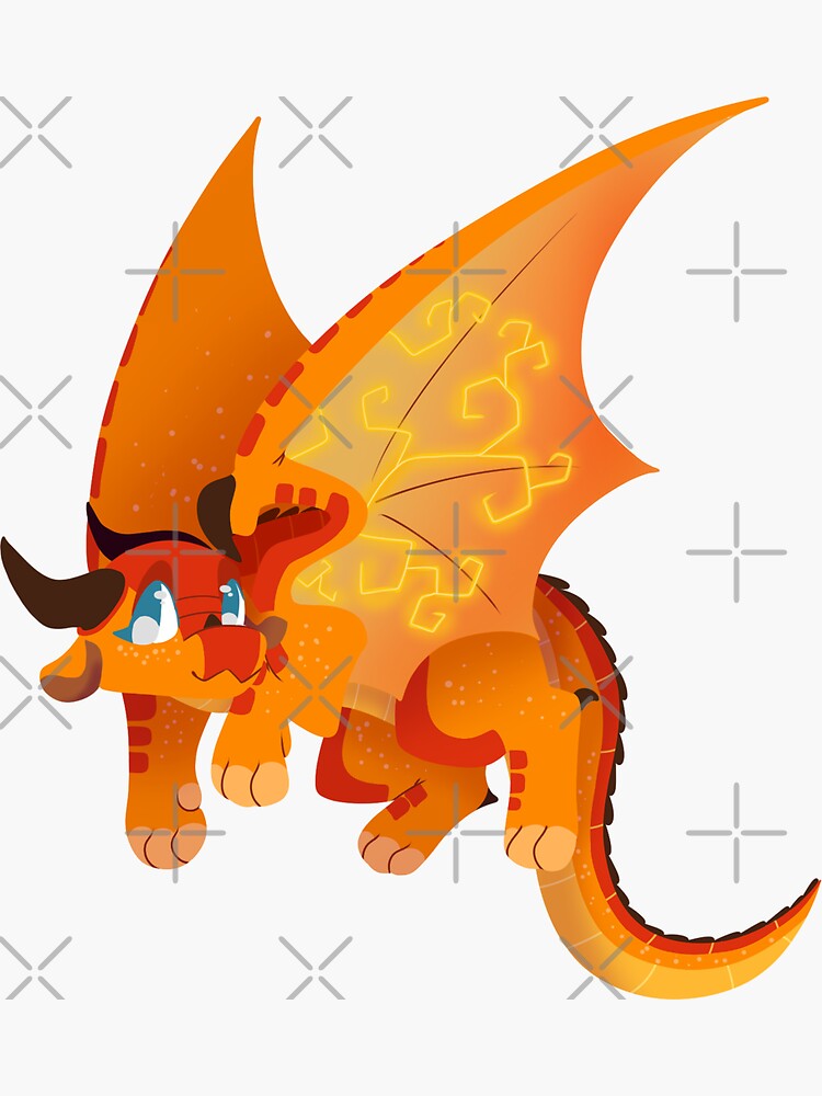 "Peril WOF Wings Of Fire Sticker" Sticker for Sale by Yuki-Inu | Redbubble