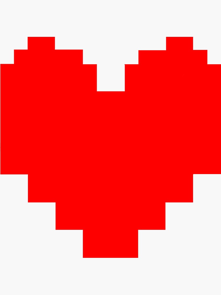 "Undertale Heart" Sticker for Sale by Harambe | Redbubble
