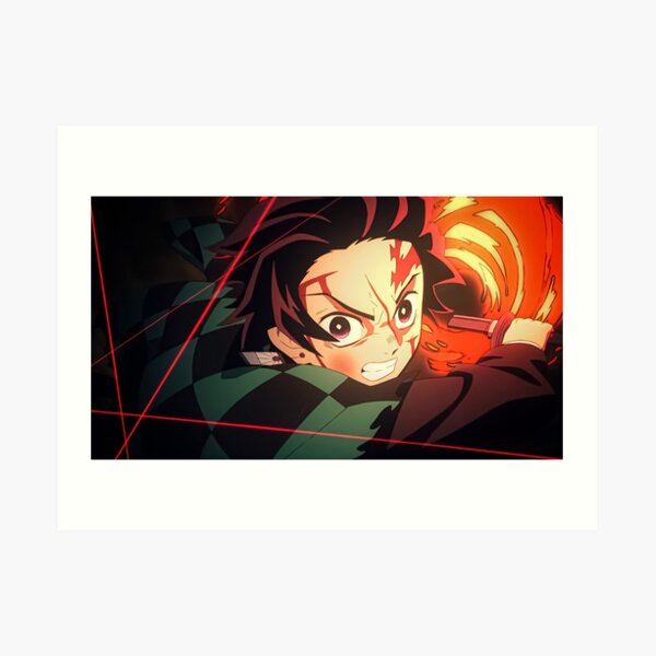 "Tanjiro sticker" Art Print by debracornell97 | Redbubble