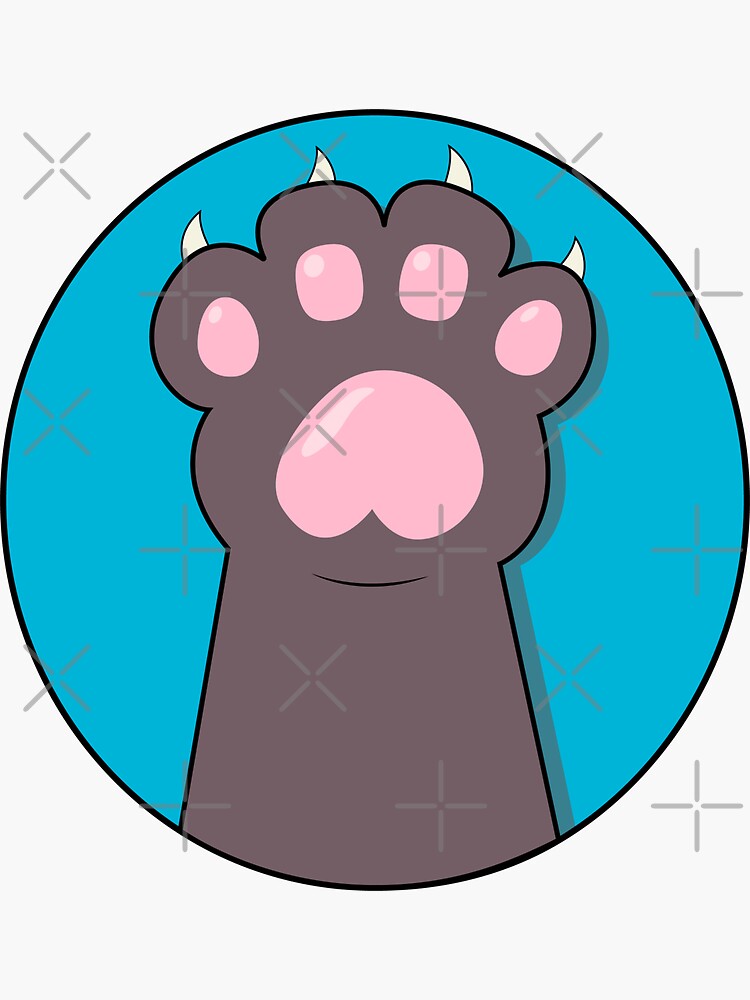 "Rat Paw" Sticker by VIRPION | Redbubble