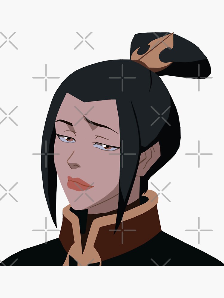 "Azula Unimpressed - Gray" Sticker for Sale by allenavaart | Redbubble