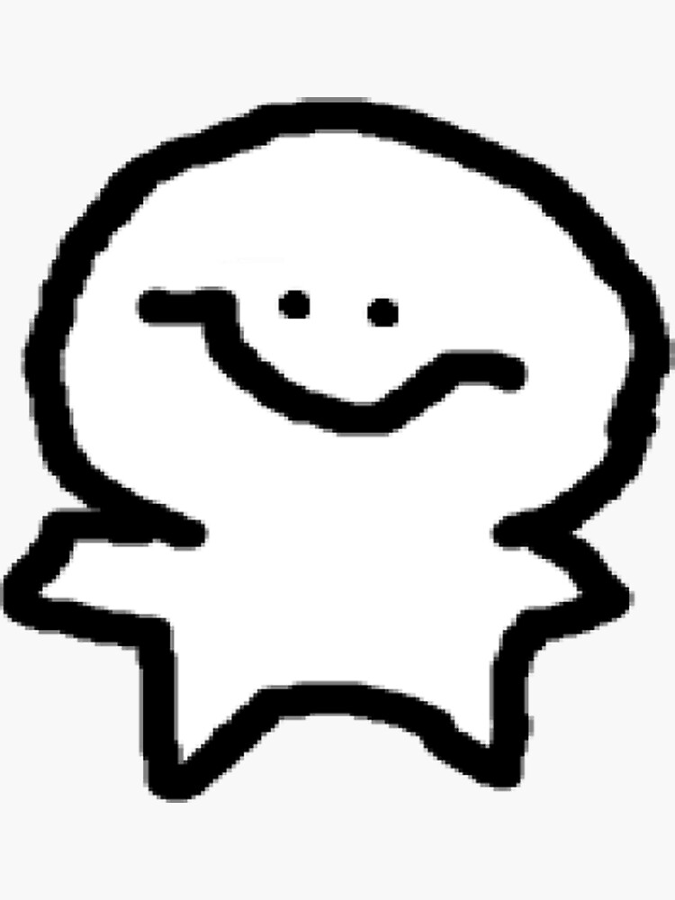 "Happy Little Guy" Sticker for Sale by TheDurgy | Redbubble