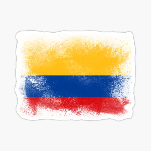 "Columbia flag" Sticker by psychoshadow | Redbubble