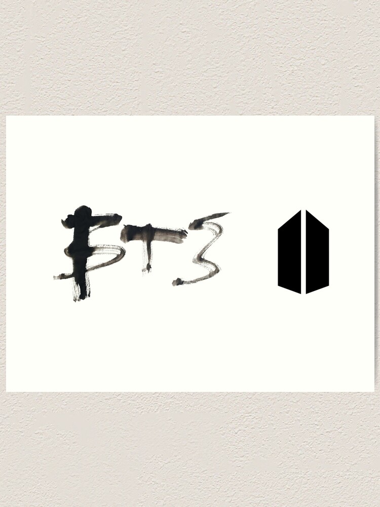 "BTS | 방탄소년단 | Logo | Calligraphy | 영문 캘리그라피 | ARMY | 아미 | Authentic ...
