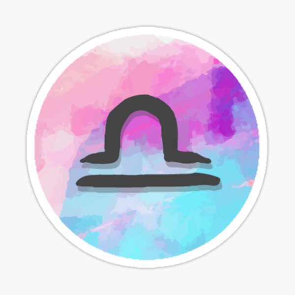 "Watercolor Libra" Sticker for Sale by thechipwitch | Redbubble