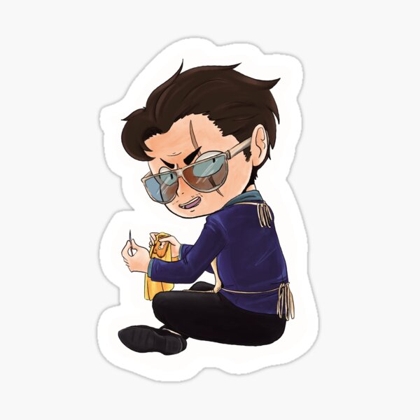 "Immortal Tatsu" Sticker by LoreFlores | Redbubble