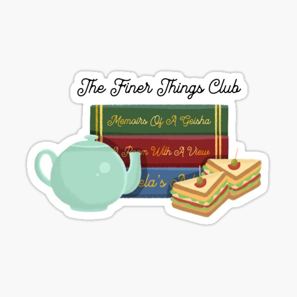 "The Office The Finer Things Club" Sticker for Sale by cutermelon ...