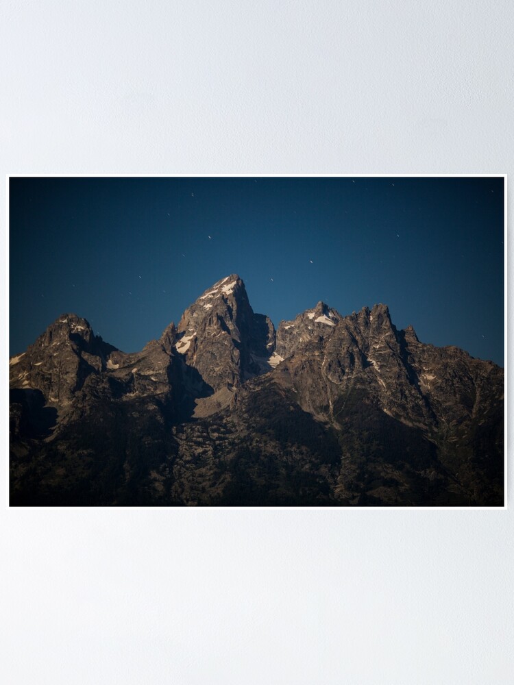 "Grand Teton Mountain Range" Poster for Sale by NationalNature | Redbubble