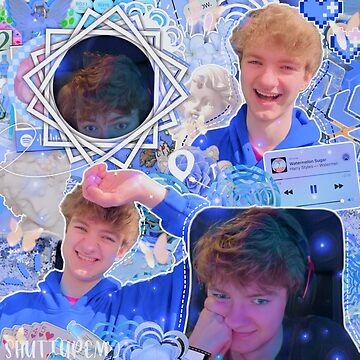 "Tommyinnit blue " Art Board Print for Sale by shuttupemo | Redbubble