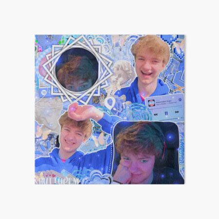 "Tommyinnit blue " Art Board Print for Sale by shuttupemo | Redbubble