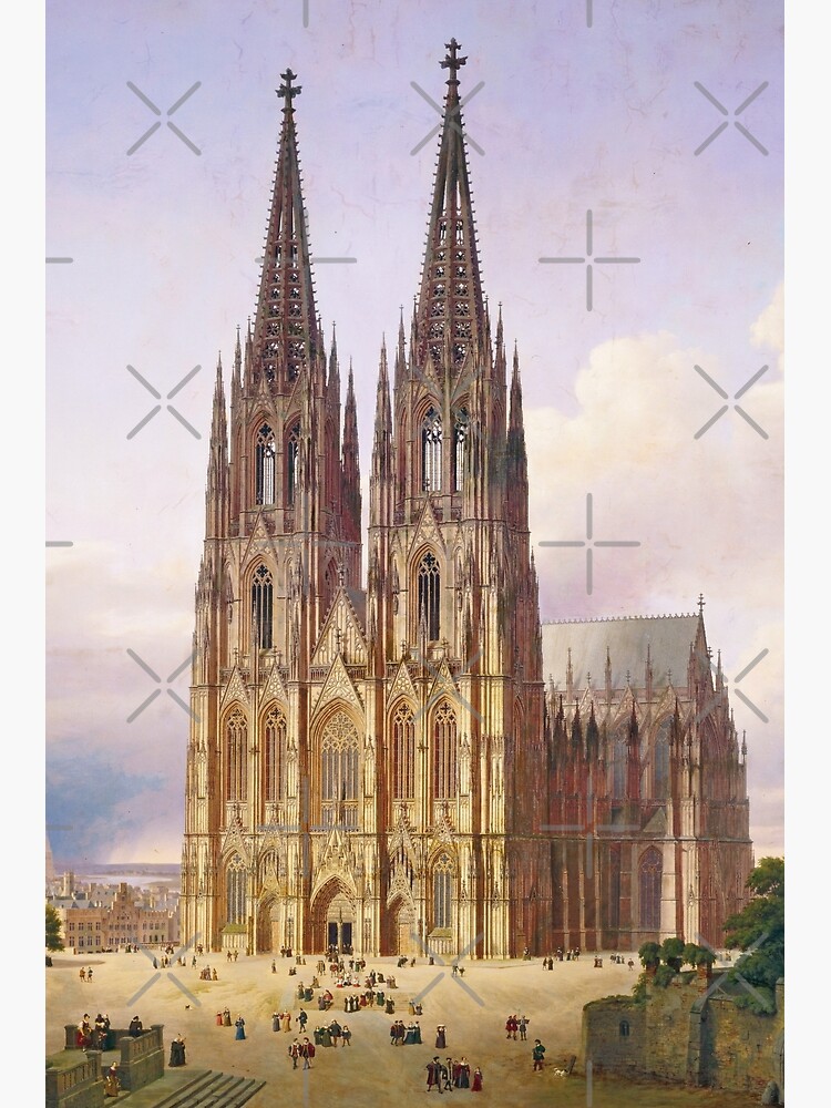 Póster «Catedral de Colonia - Carl Hasenpflug» de Mapeti | Redbubble