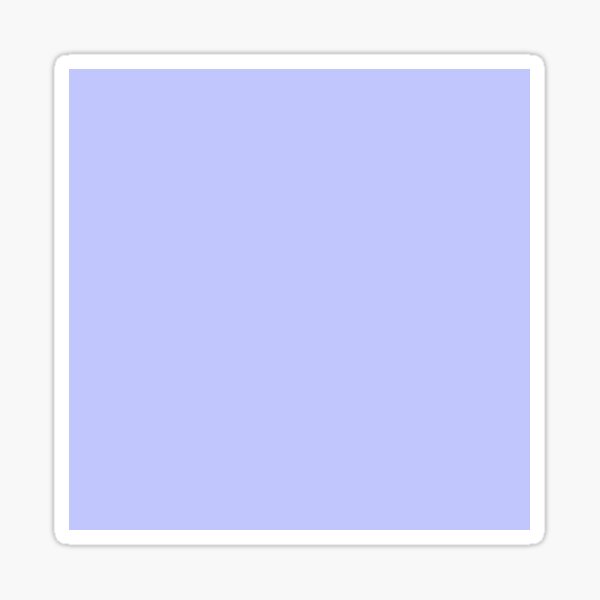 "Light periwinkle color" Sticker for Sale by Grandeurdesigns | Redbubble