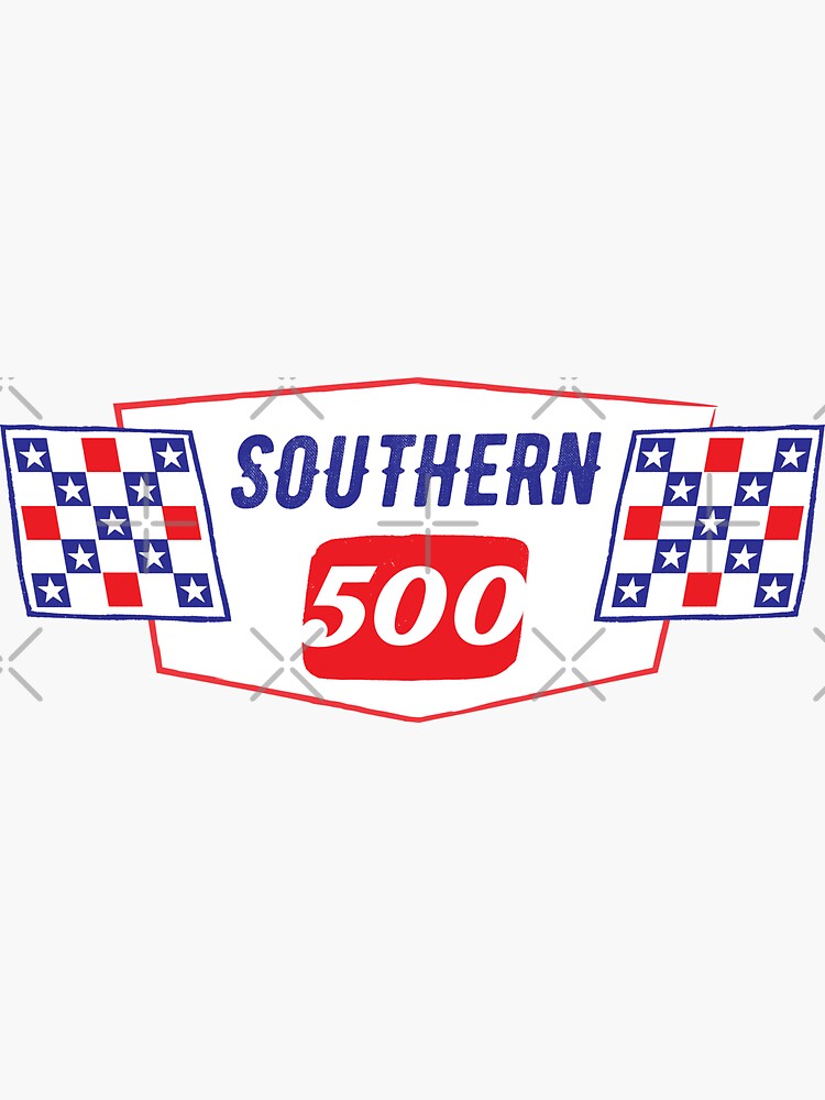 "Nascar Southern 500 Darlington Raceway" Sticker for Sale by Conquest ...