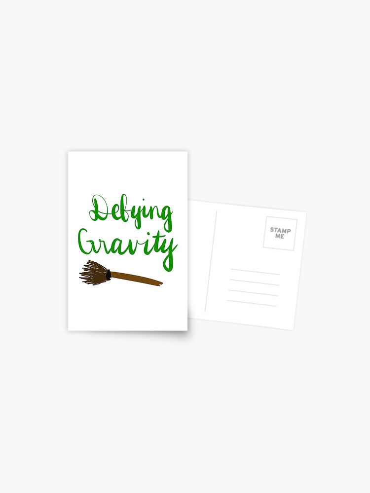 "Defying Gravity" Postcard for Sale by darby-cringle | Redbubble