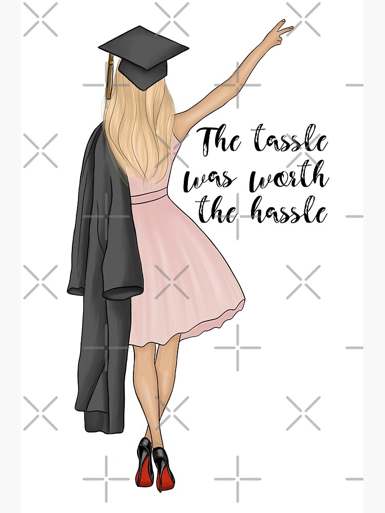 "Class of 2021 girl blonde girl" Poster for Sale by CsillaDreams ...