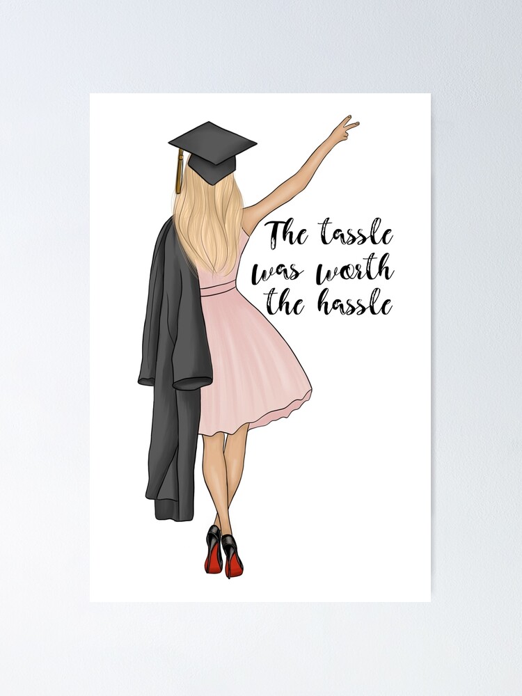 "Class of 2021 girl blonde girl" Poster for Sale by CsillaDreams ...