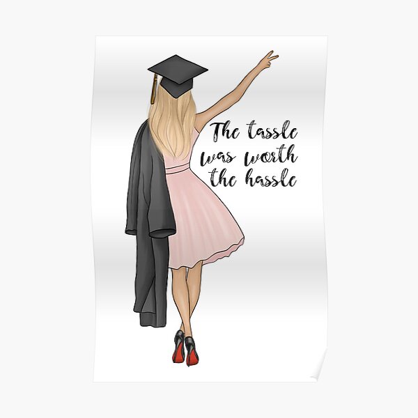 "Class of 2021 girl blonde girl" Poster by CsillaDreams | Redbubble